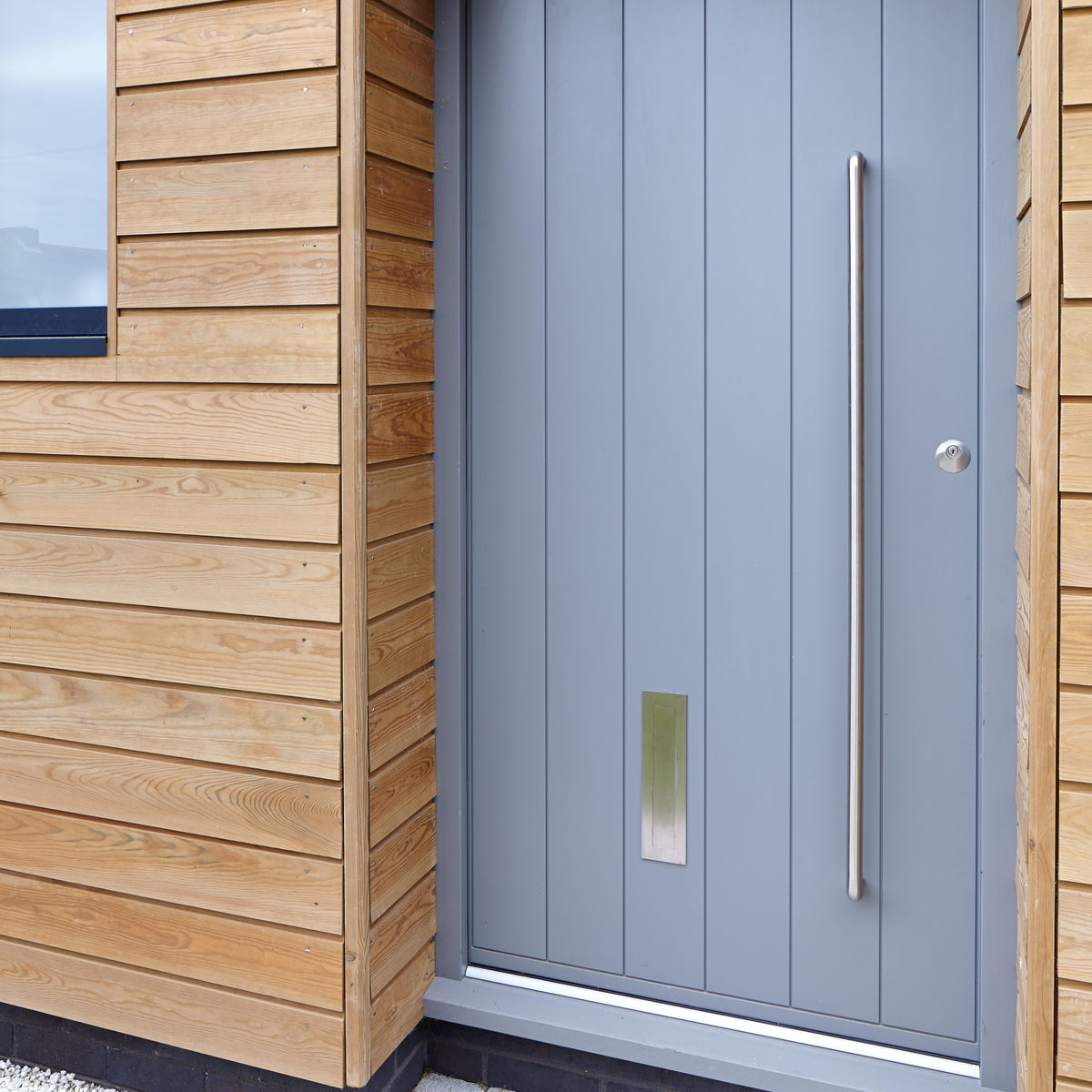 "Duomo II" stainless steel long D pull handle 1200mm | Push Pull ...